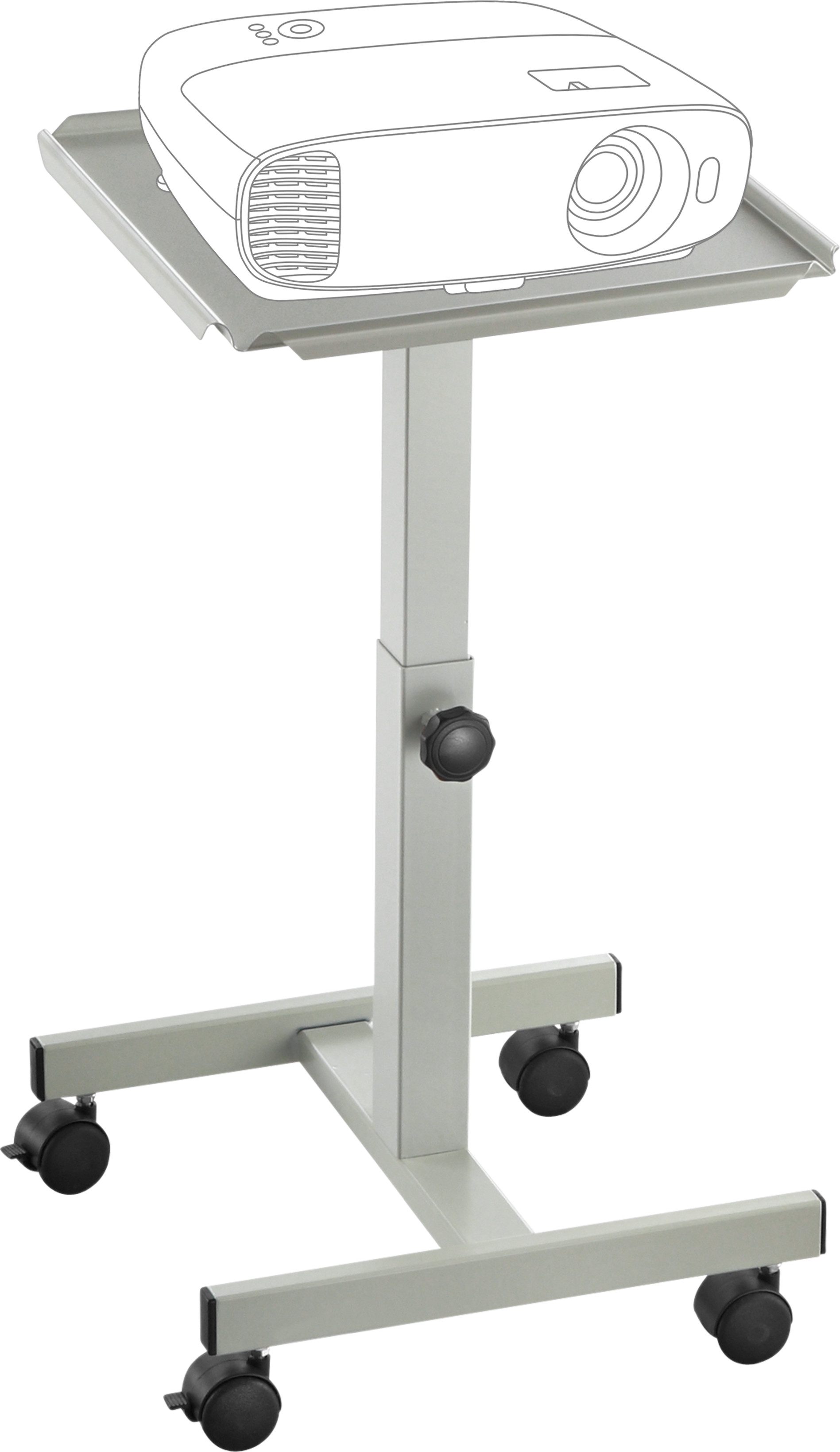 Table pour videoprojecteur celexon PT1010G - Gris | visunext.fr